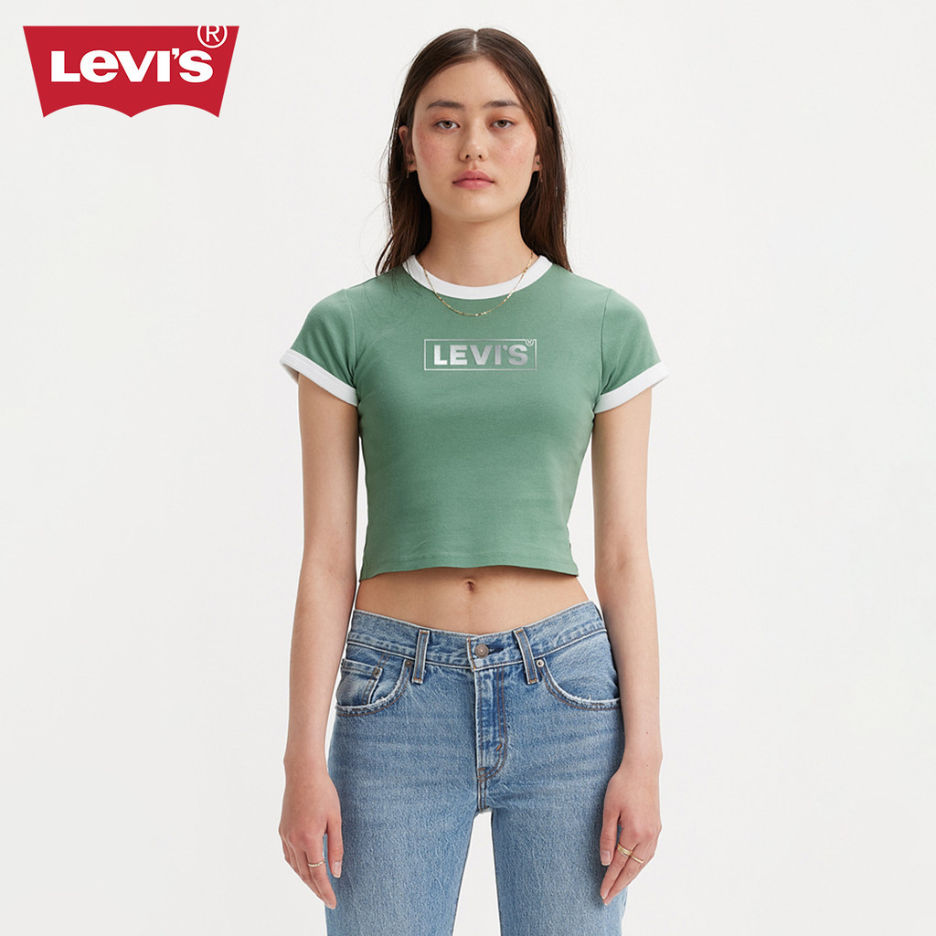 Levi's® Women's Graphic Ringer Mini T-Shirt A3523-0070 | Shopee Philippines