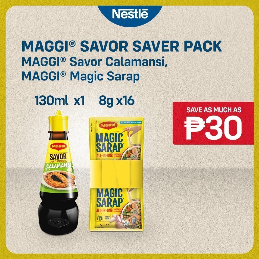Buy Maggi Magic Sarap Granules 8g x 16 + Maggi Savor Calamansi Liquid ...