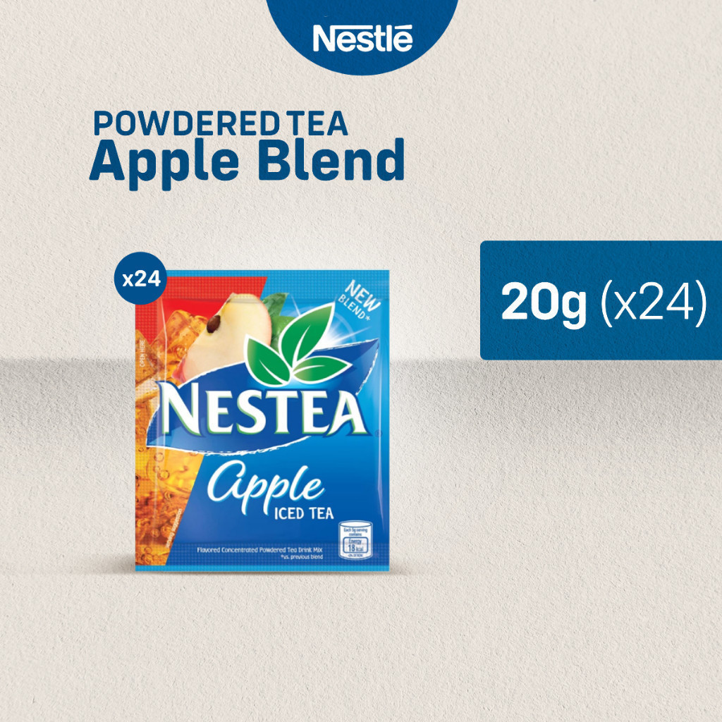 Nestea Apple Blend Iced Tea 20g - Pack of 24 | Shopee Philippines