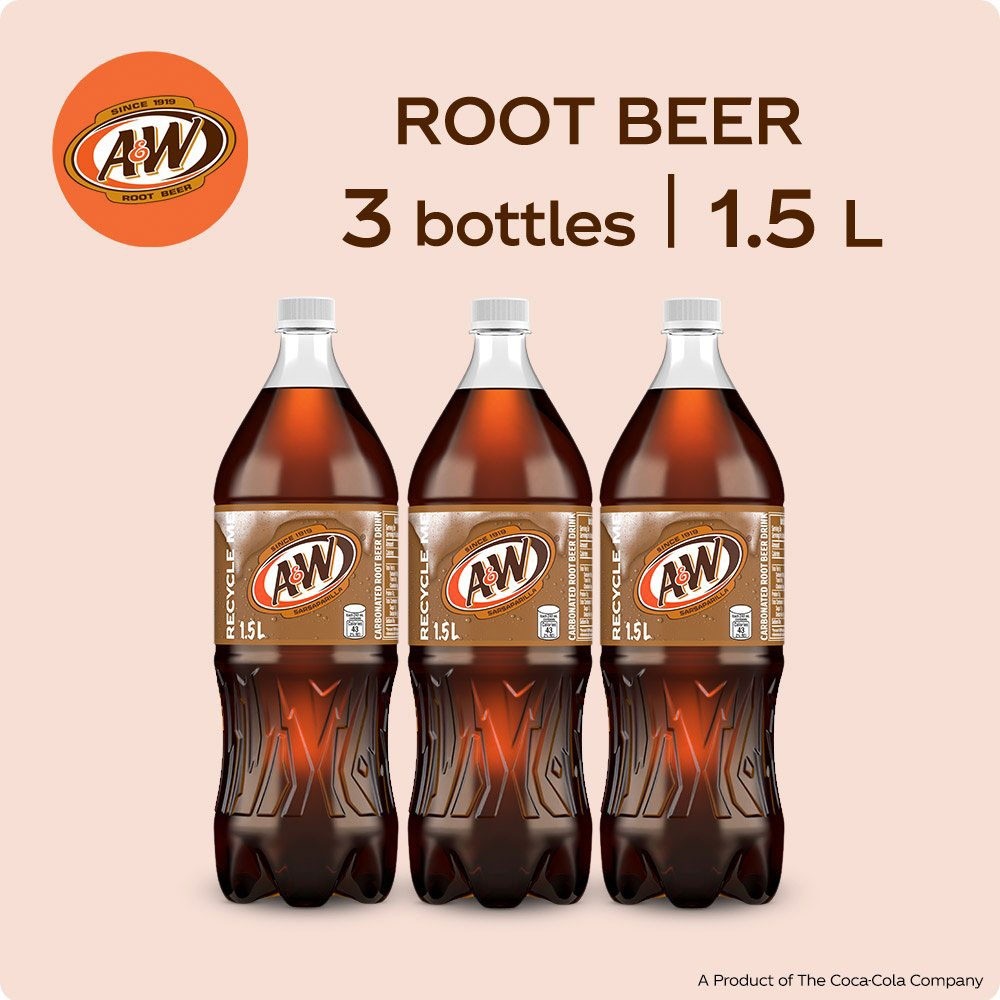 A&W Root Beer 1.5L - Pack of 3 | Shopee Philippines