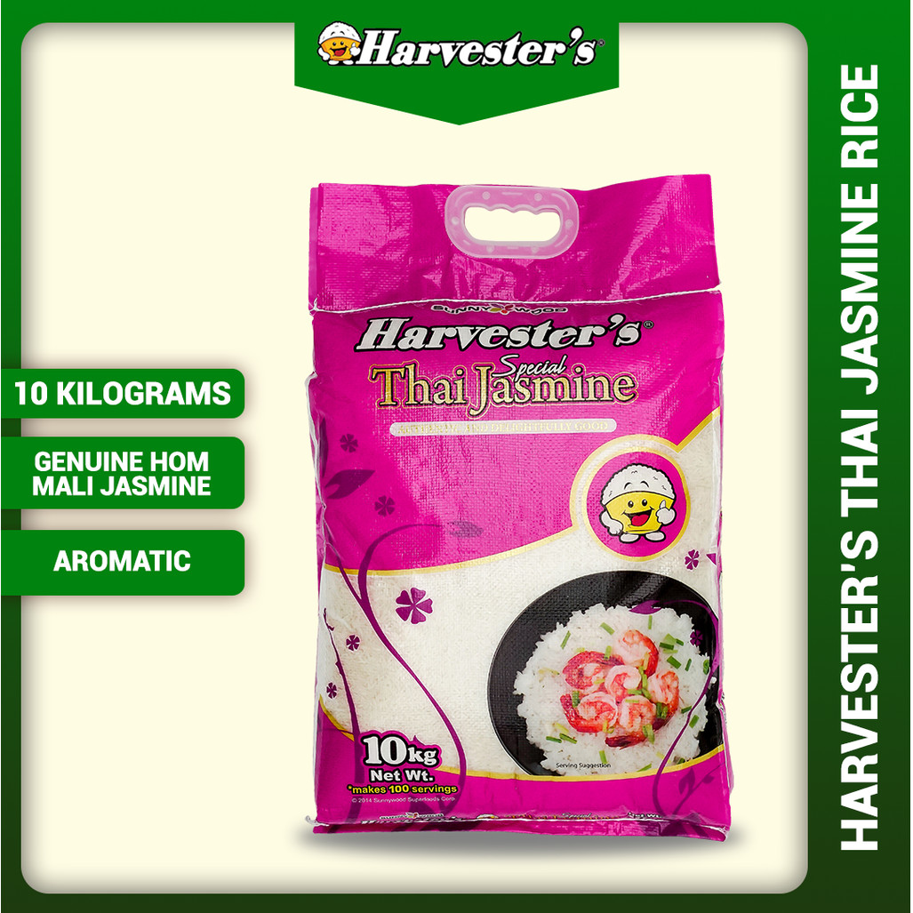 Harvesters Special Thai Jasmine Rice 10kg | Shopee Philippines