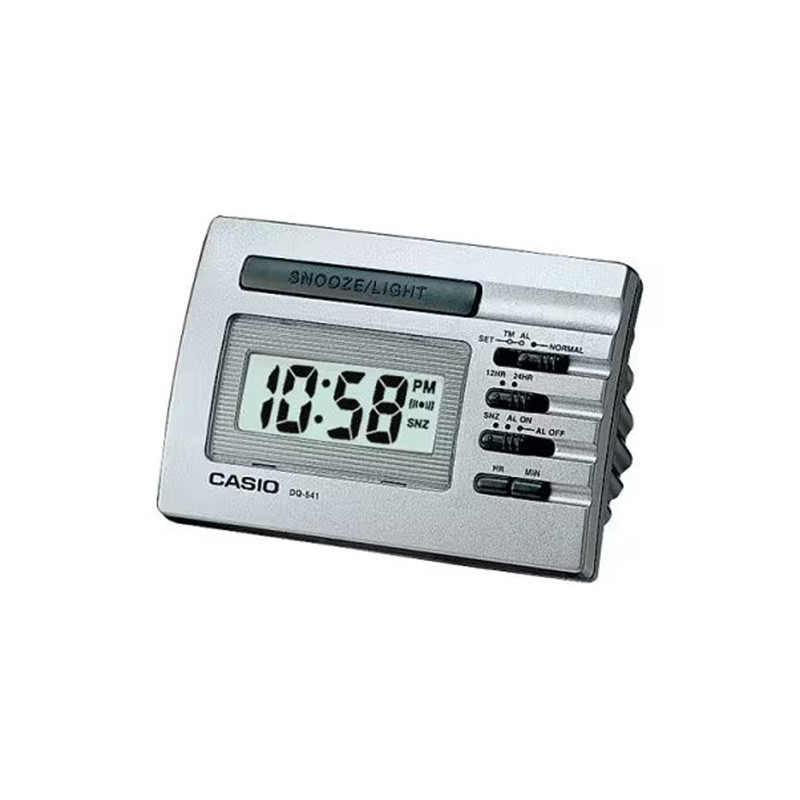 Casio (DQ-541D-2RDF) Grey Digital Table Alarm Clock | Shopee Philippines