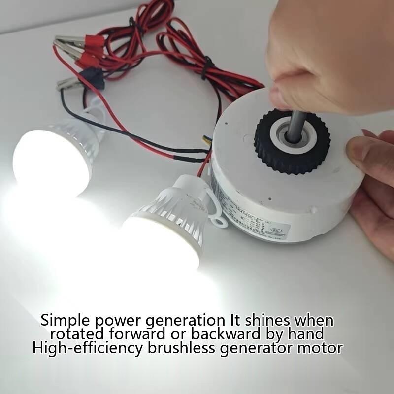 220v Brushless DC Motor Mini Generator Motor Small Silent Wind Power ...
