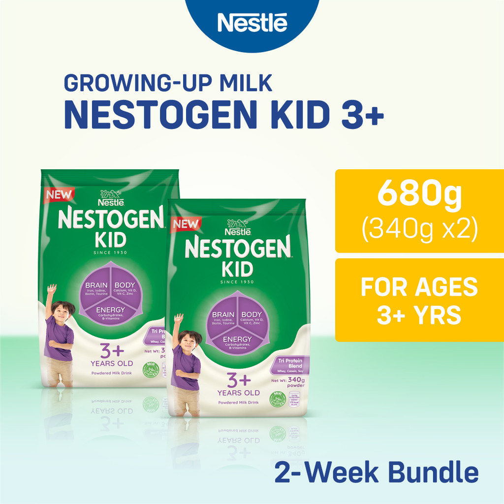 NESTOGEN KID 3+ Powdered Milk Drink for Children Over 3 Years Old 680g ...