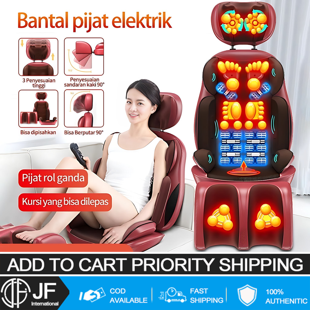 Shoulder Neck Massager mat Full Body Electric Massage Chair for back ...