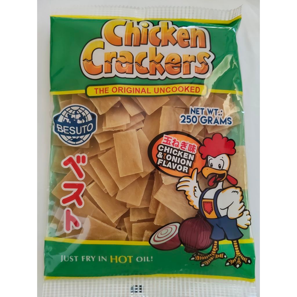 Prawn Crackers (Besuto) – Chicken and Onion Flavor | 250g | Shopee ...