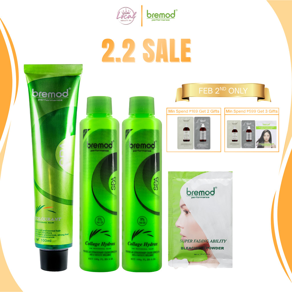 Bremod Hair Color Set Bleach Request Fashion Color Milk Tea Ash ...