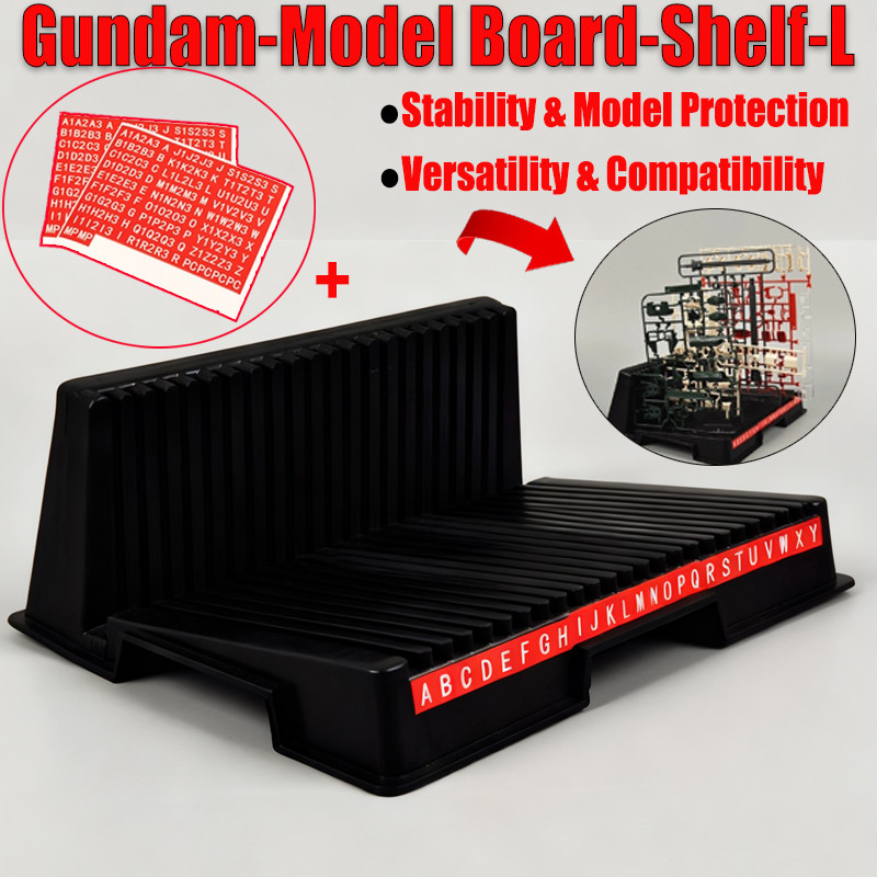 Model Accessories Model Parts Storage Rack with Stickers Modeling Board ...