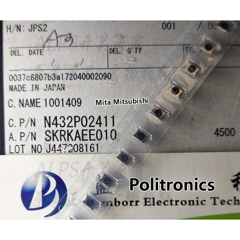 SKRAEE010 SKRAEE020 orihinal na ALPS 3 4 * 2 patch 2-pin touch switch ...