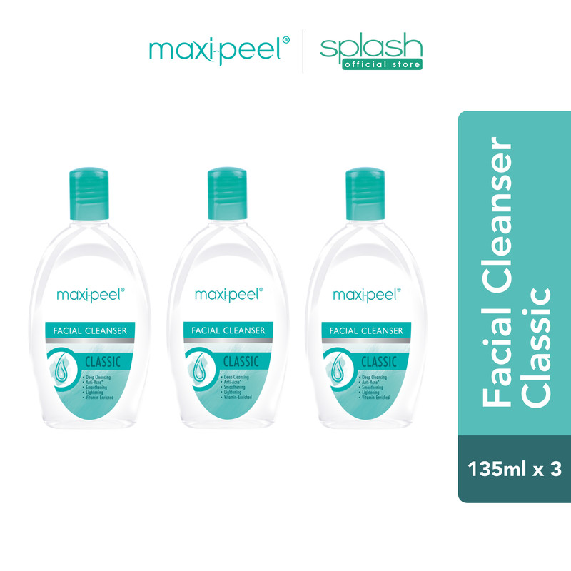Maxi-Peel Oil Control Facial Cleanser Toner Classic Pimple Remover ...
