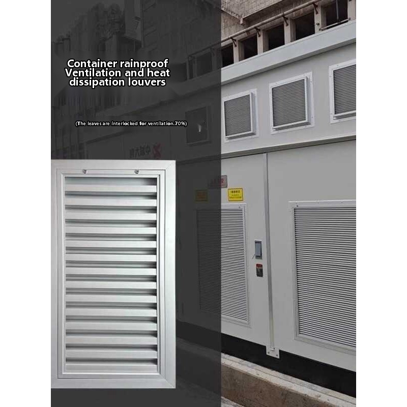 Silent Energy Storage Box Substation Power Plant Boiler Room Rainproof ...