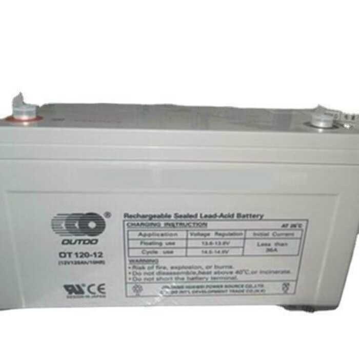 OUTDO Battery OT120-12 Lead Acid 12V120AH Fire Protection System UPS ...