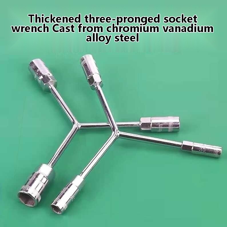 Three-Prong Wrench Single Extended Y-Type Multi-Function Triangle ...