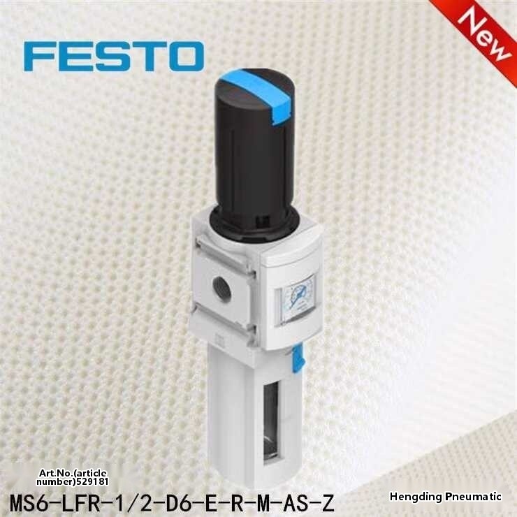 FESTO Festo Filter Pressure Reducing Valve 529181 MS6-LFR-1/2-D6-E-R-M ...