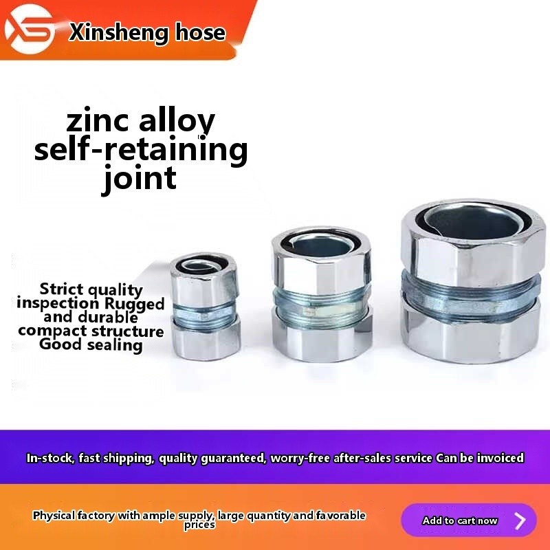 Self-locking Snap Ring Sleeve Type Plastic-coated Metal Snake Skin Hose ...