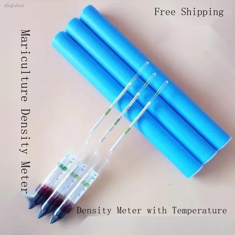 Free shipping marine aquaculture salinity density meter hydrometer ...