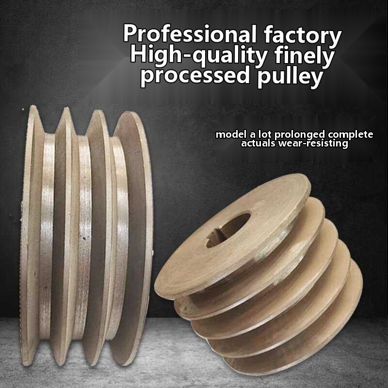 Triangular belt shaft drive A/B/C/D type motor cast iron single double ...