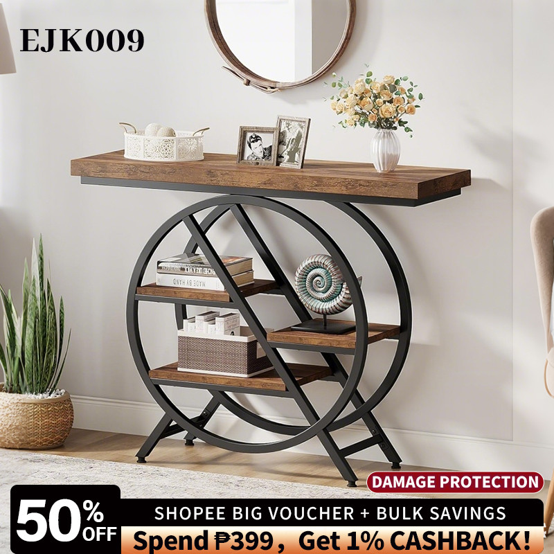 COD Nordic Side Table Storage Shelf Display Rack For Living Room ...