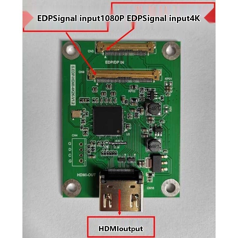 EDP HDMI output edp/dp to hdmi adapter board supports 4K 2K 1080P and ...