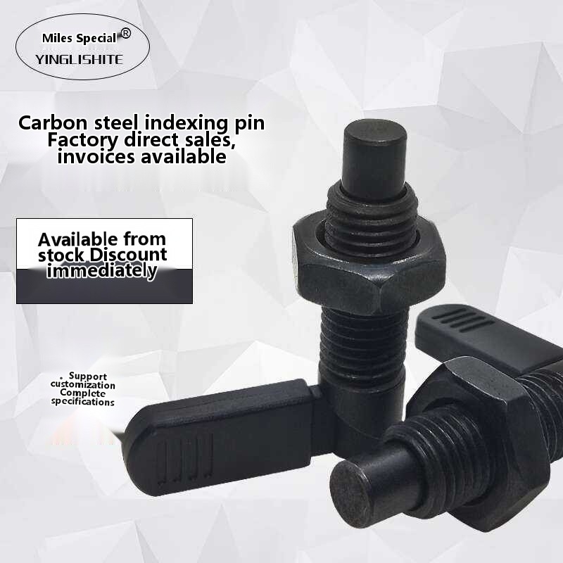 PXVB16 carbon steel handle type indexing fine tooth M12 spring pin L ...