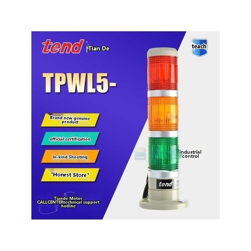 Original Tend disc warning light with three colors TPWL5 TPWL5-73ROG ...