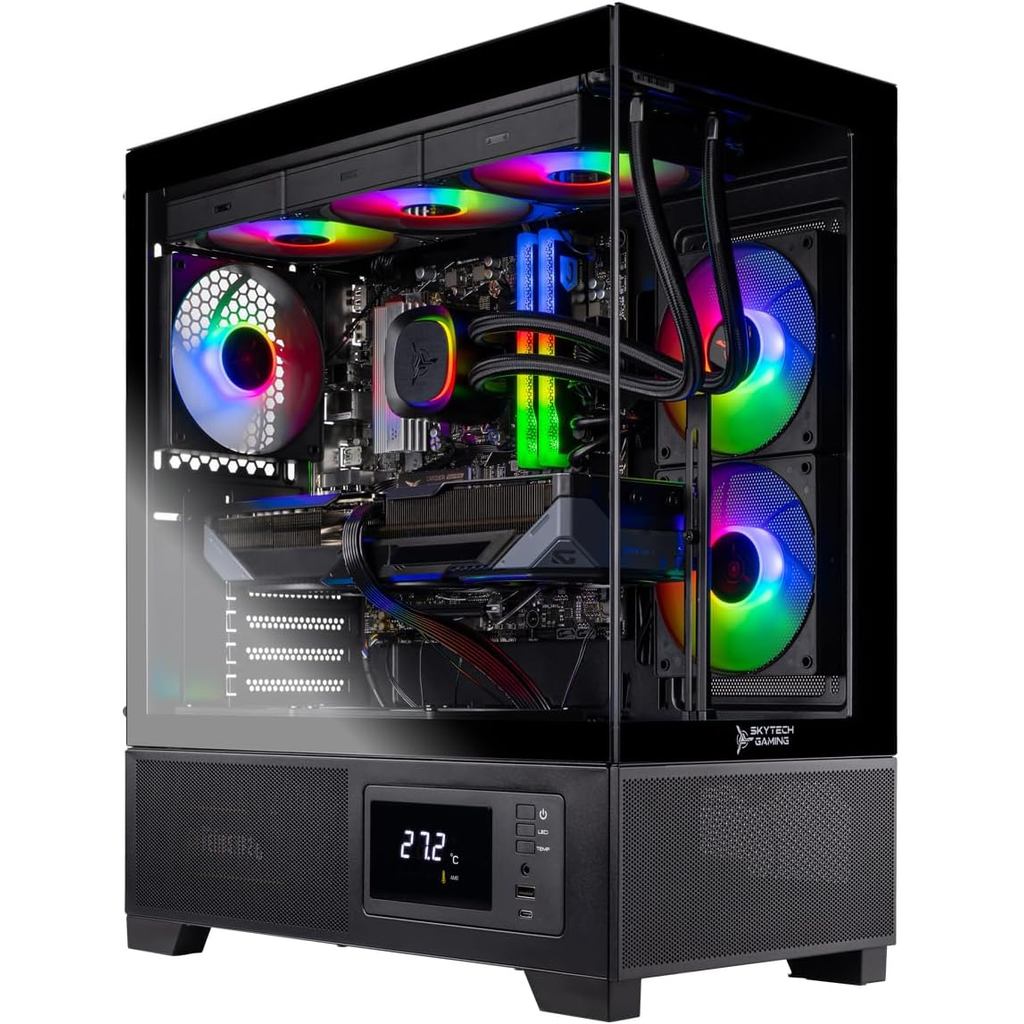Skytech Gaming Azure 3 Plus Gaming PC, AMD Ryzen 7 7800X3D 4.2GHz, AMD ...