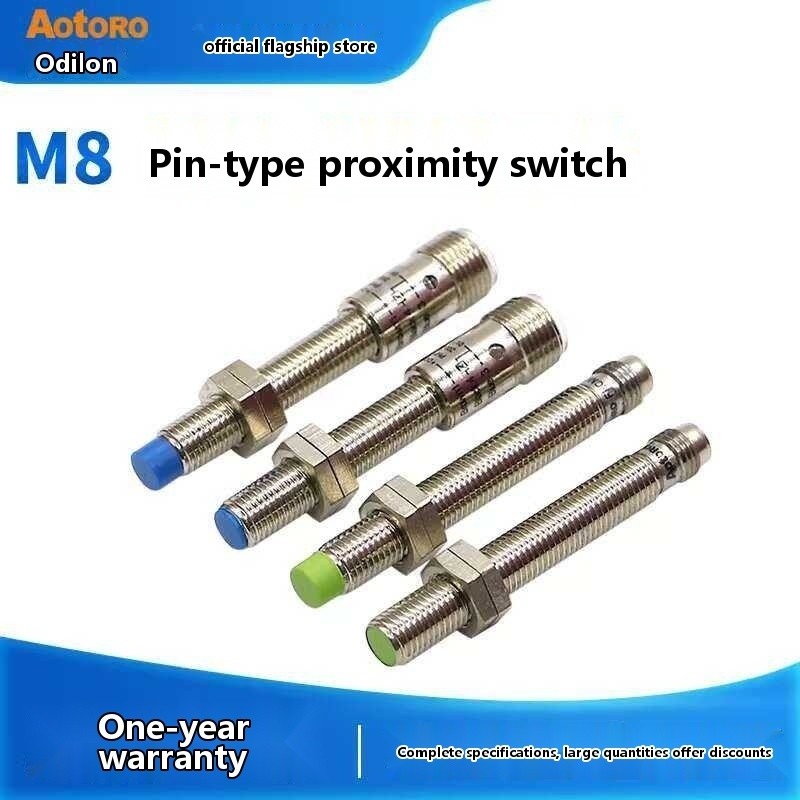Oudilong FRCM08-1.5DN type proximity switch NPN wire PNP open normally ...