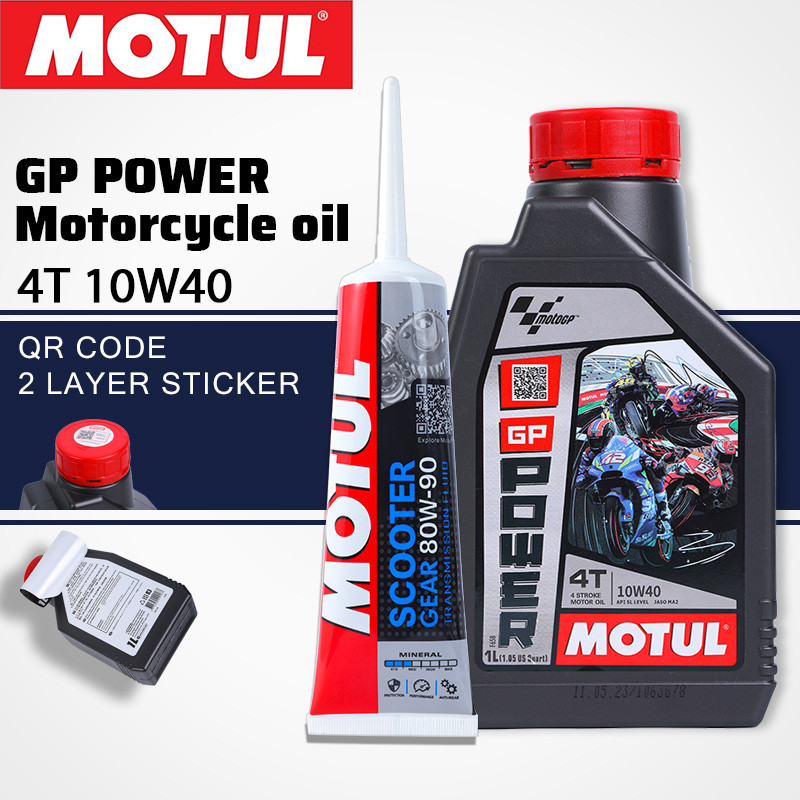 Motul GP Power 4T 10W-40 Scooter 1L Mineral Lubricating Engine Oil ...