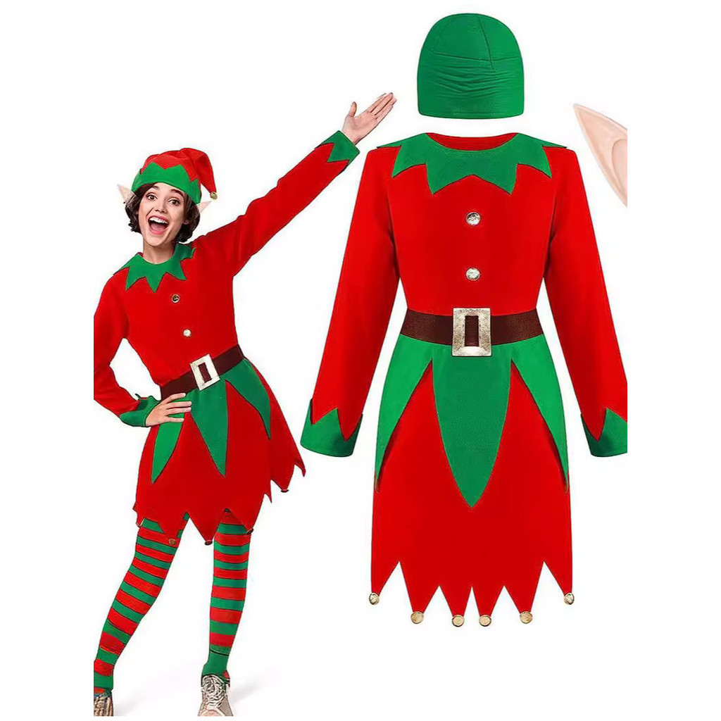2024 New Christmas Costumes Christmas Dress Up Christmas Parent-Child ...