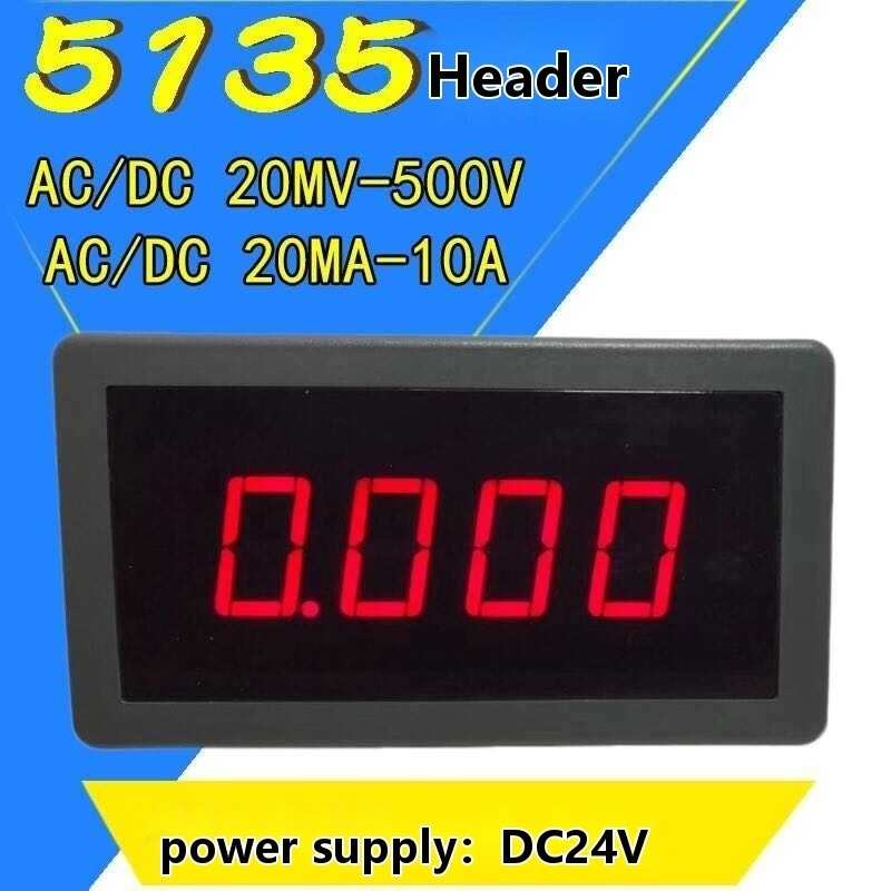 5135 display meter head, three and a half digit DC/AC ammeter ...