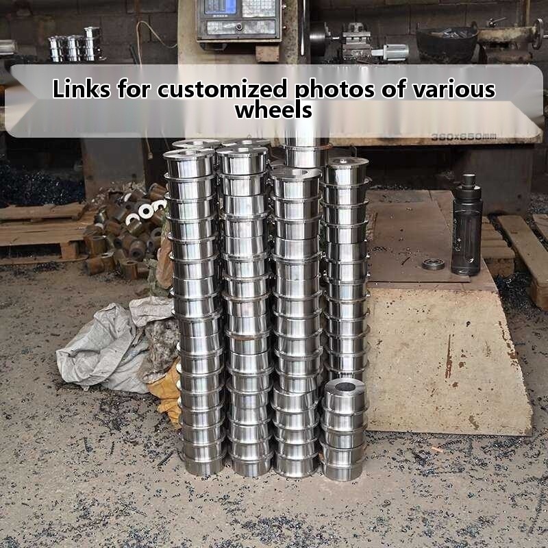 VUH unilateral train pulley/I-beam track /channel gate groove /angle ...
