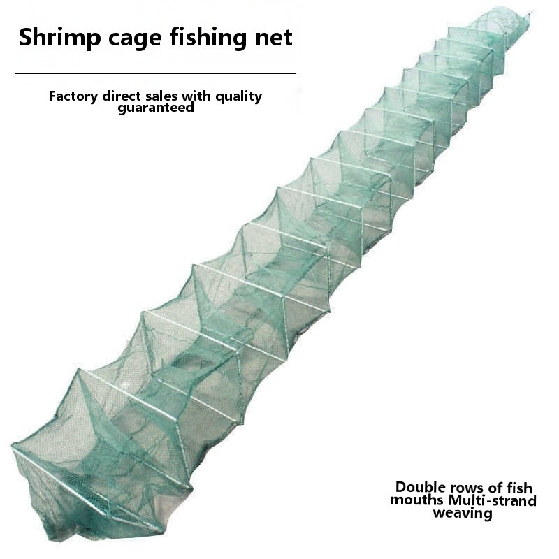 Shrimp Lobster Cage, Crab Loach Farming, Folding Fish Net, Thickened ...