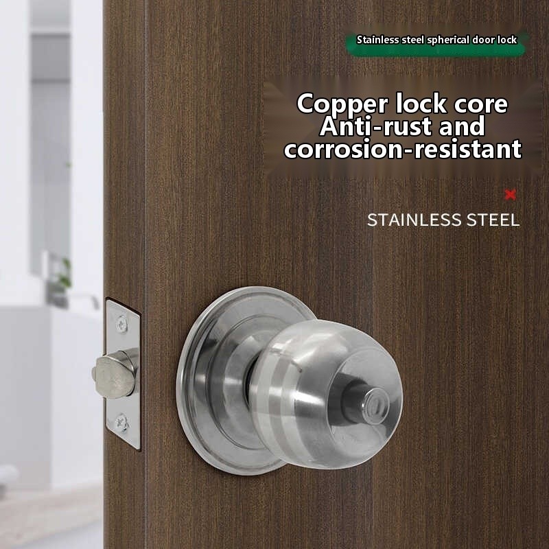 Universal ball lock, indoor door, bedroom lock, handle lock, room lock ...