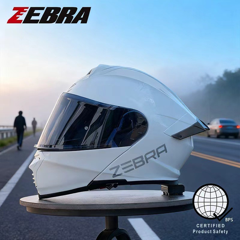 Zebra full face modular helmet motorcycle dual visor with icc A113 ...