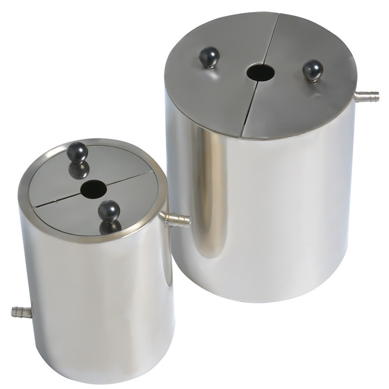 Stainless Steel Bucket Double-Layer Dispersion Tank with Lid Stirring ...
