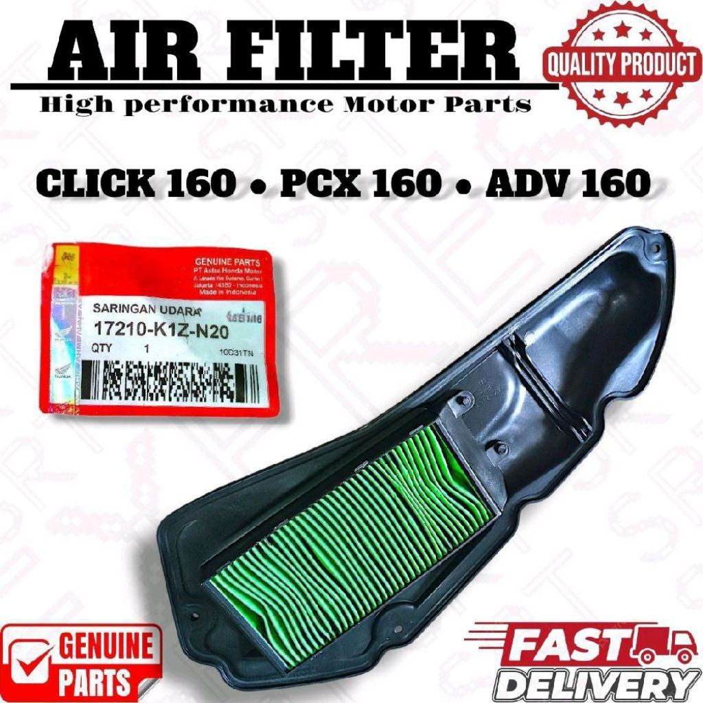 Air Filter For PCX 160, ADV 160, CLICK 160, Genuine Parts OEM AIR ...