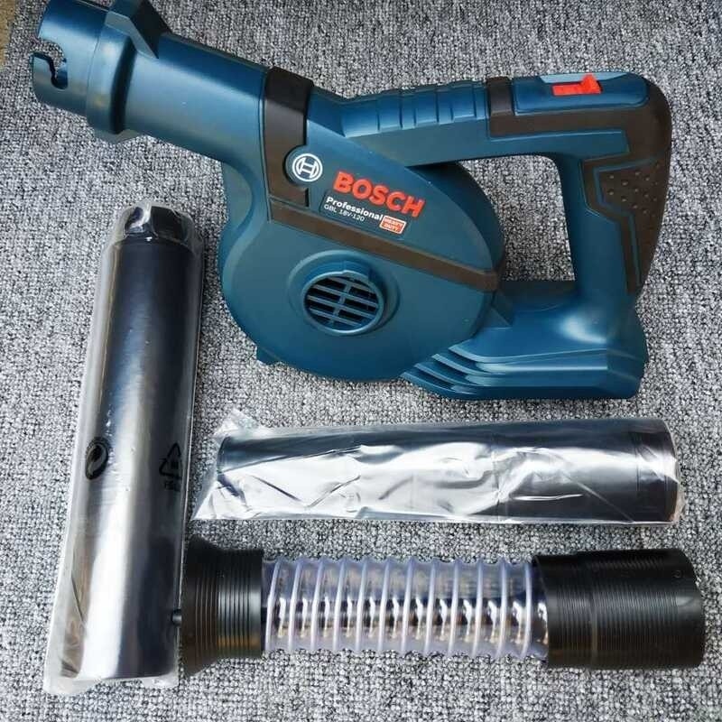 Bosch rechargeable blower high power soot blushing little collector ...