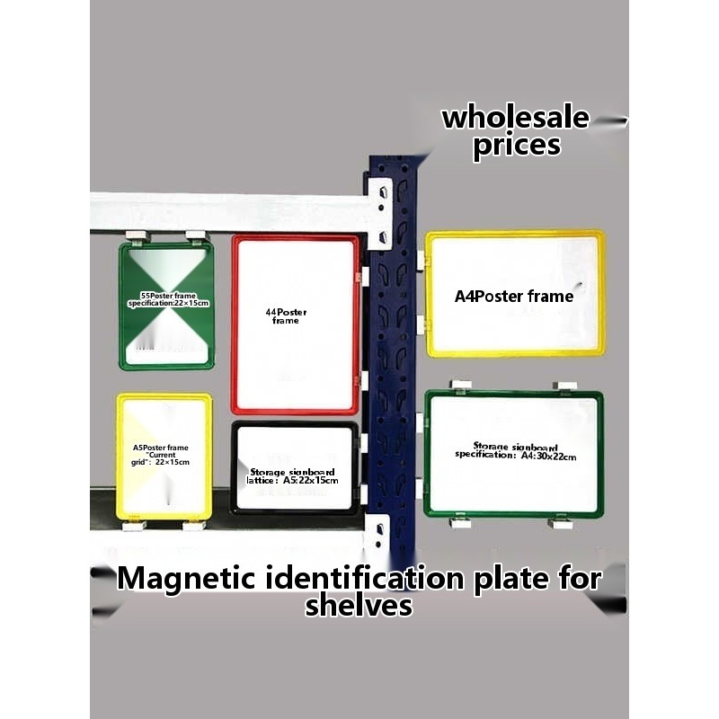 Warehouse shelf signage, magnetic tags, warehouse magnetic partition ...
