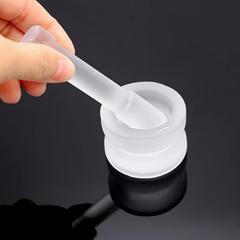 1 Box Mini Mortar and Pestle Glass Grinding Bowl Laboratory Grinder ...