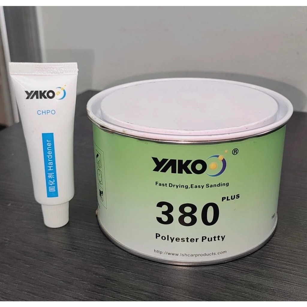 Yakoo 1kg body filler - Fast Drying Putty for Quick Repairs | Shopee ...