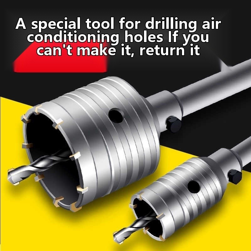 Wall air conditioning hole opener, metal wall drilling tool, cement ...