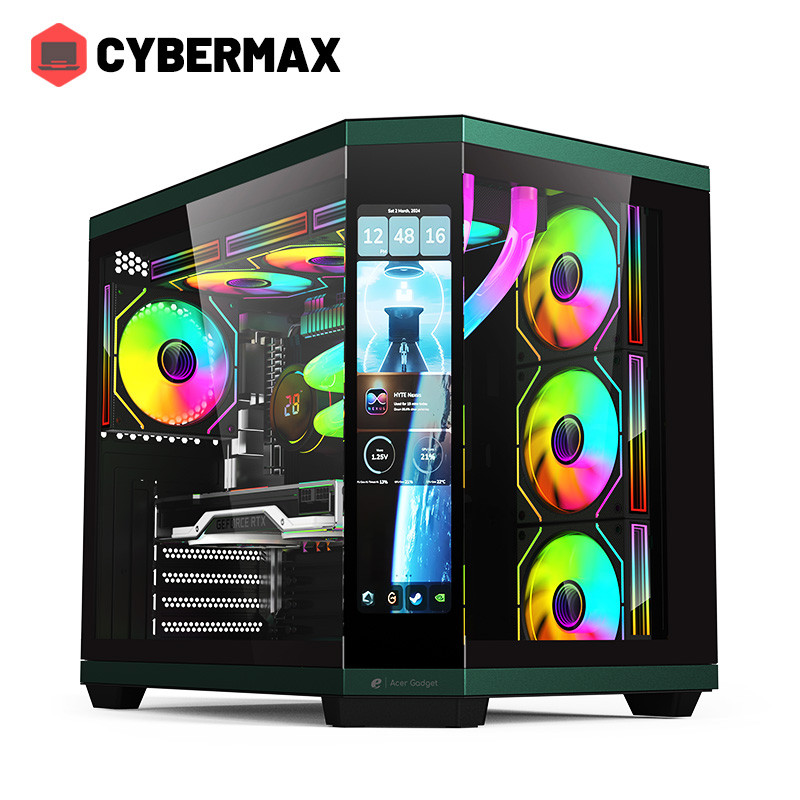 Acer Seaview Palace Pro PC Case With Screen Tempered Glass Micro ATX ...