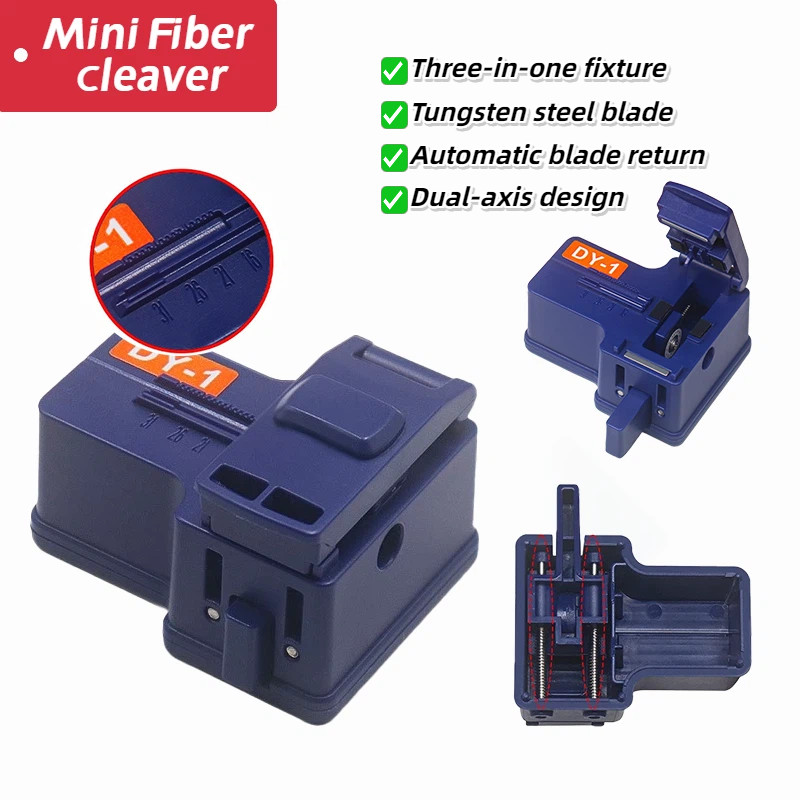 Mini fiber optic cleaver cable bare fiber cleaver three-in-one fixture ...