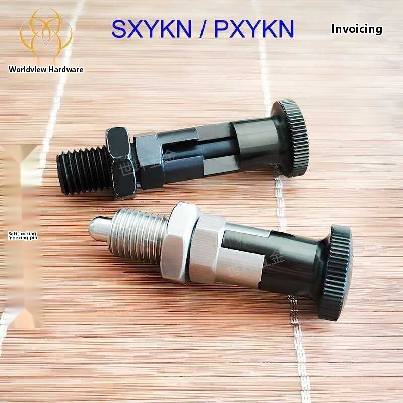 304 Stainless Steel Knob Plunger Self-locking Fine Thread Indexing ...