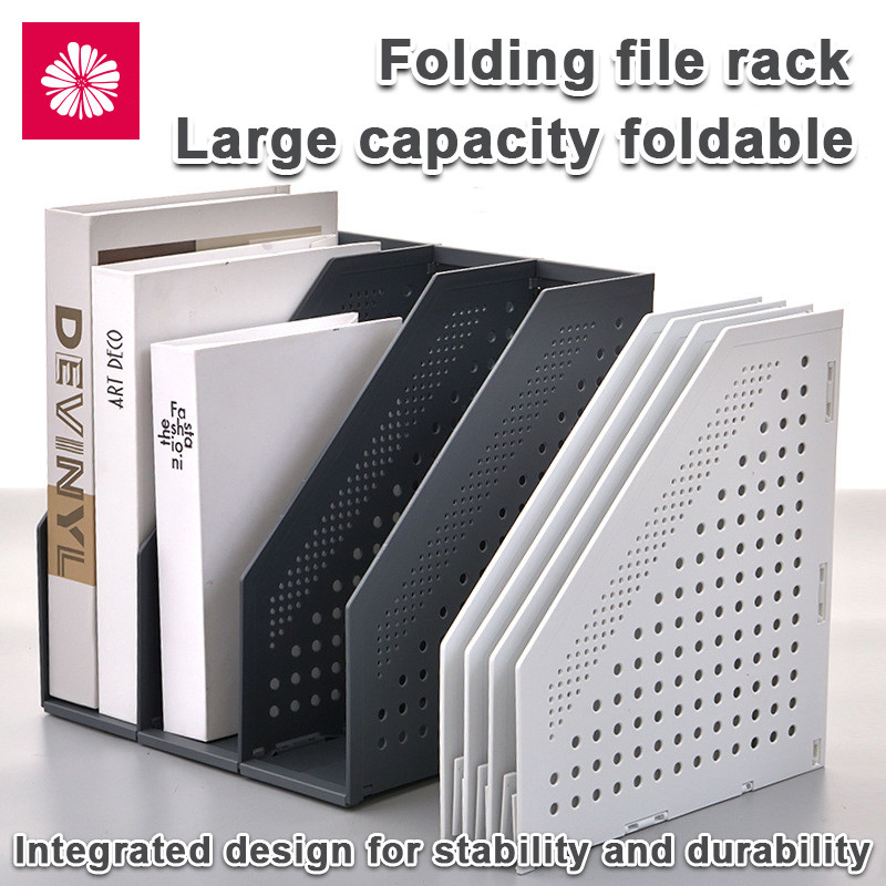 File Data storage rack Office Supplies File Box Folding Desktop Books ...