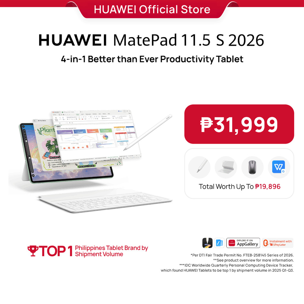 HUAWEI MatePad 11.5 S 2026 Tablet l WiFi l 12GB+256GB | Shopee Philippines