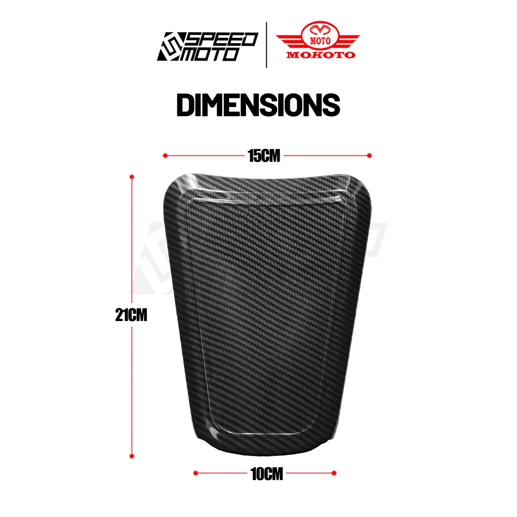 AEROX V2 GAS FUEL TANK COVER GLOSSY CARBON FOR AEROX 155 V2 MOTORCYCLE ...