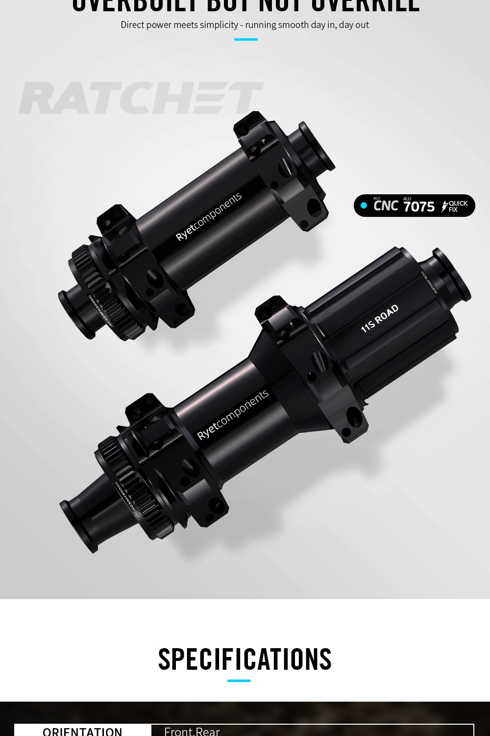 RYET Road Bike Disc Brake 36T Star Ratchet Hub 12x142 Straightpull ...