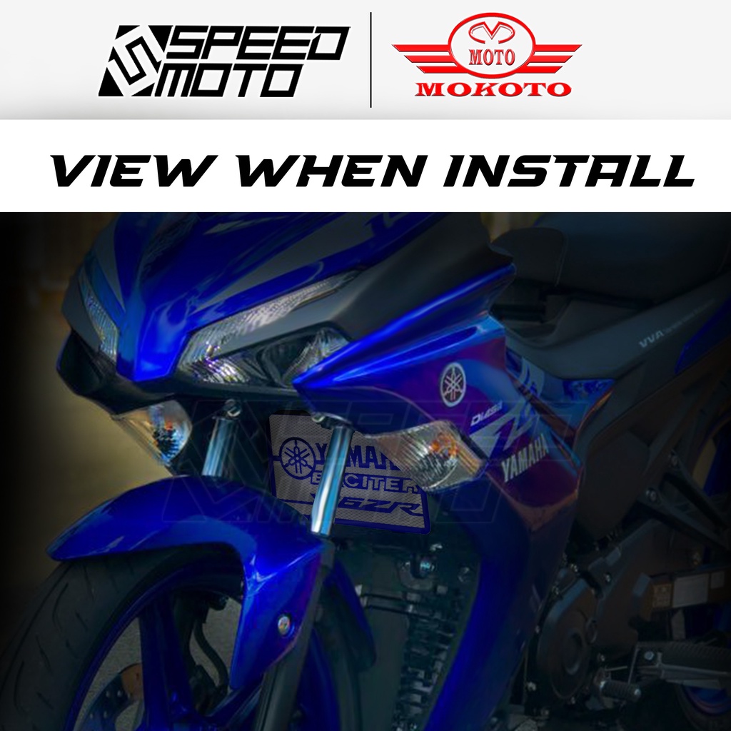 YAMAHA SNIPER 155 RADIATOR COVER G-2006-59 ALUMINUM ALLOY NET-DESIGN ...