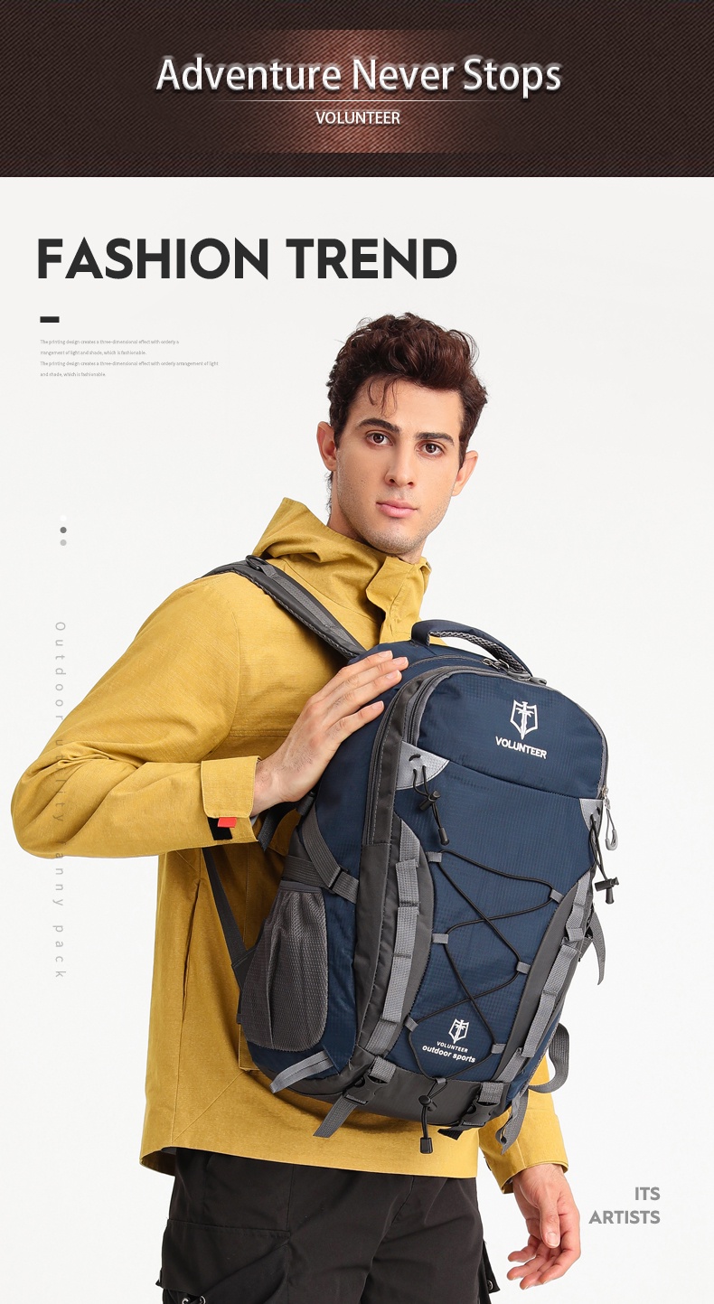 VOLUNTEER BACKPACK MEN WOMEN TRAVELLING KNAPSACK BAG FOR MEN Y9889 ...